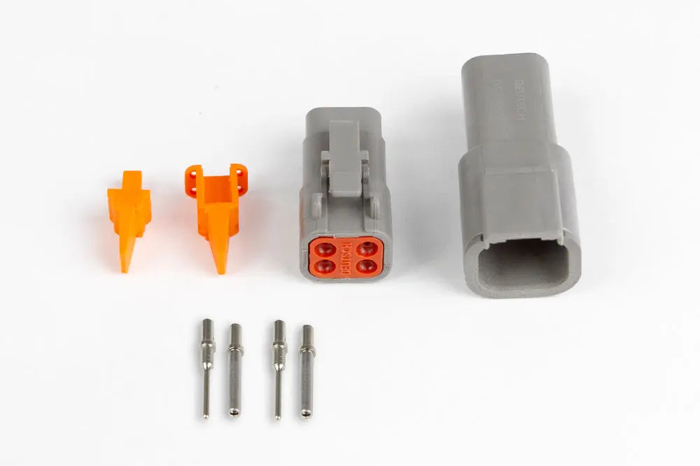 Haltech Plug and Pins Only - Matching Set of Deutsch DTM-4 Connectors ...